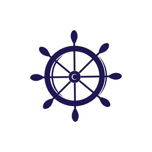 Ship wheel Royalty Free Vector Image - VectorStock