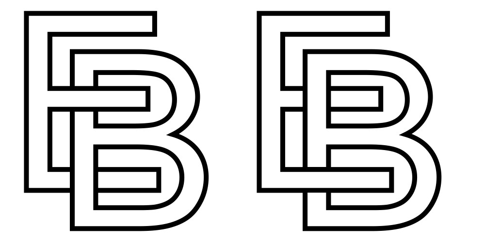 Two Letter B Logo Vector Images (over 410)