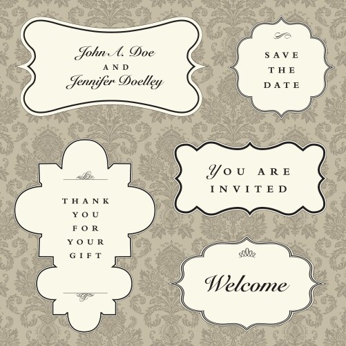 Formal frame Royalty Free Vector Image - VectorStock