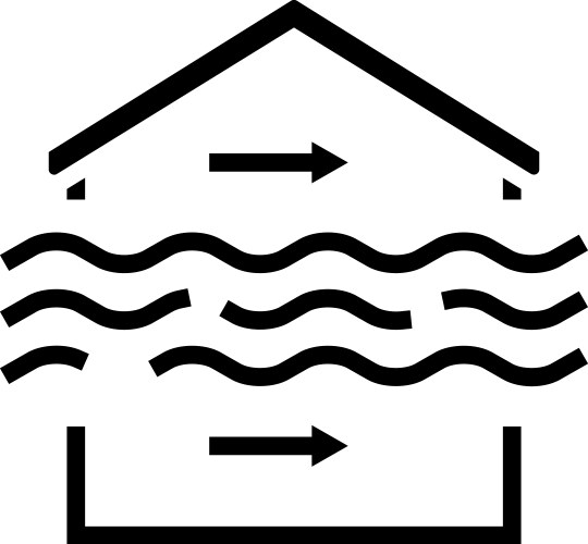 Air change per hour ach color icon Royalty Free Vector Image