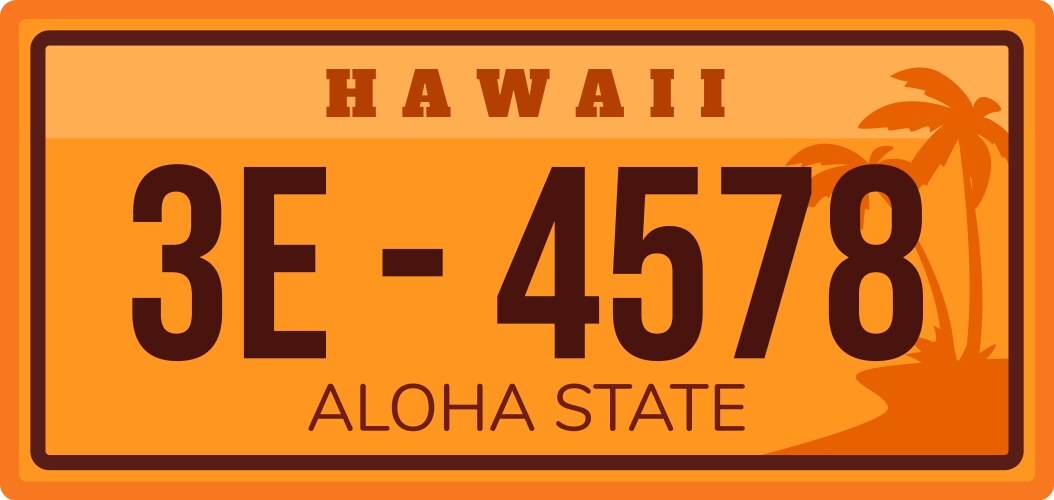 License Plate Template Vector Images (over 160)