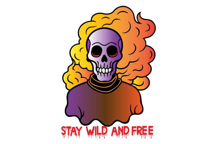 Human head skulls Royalty Free Vector Image - VectorStock