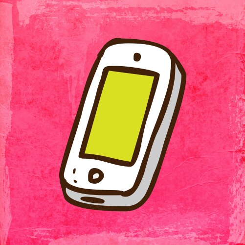 Iphone ios folder social media icons set Vector Image