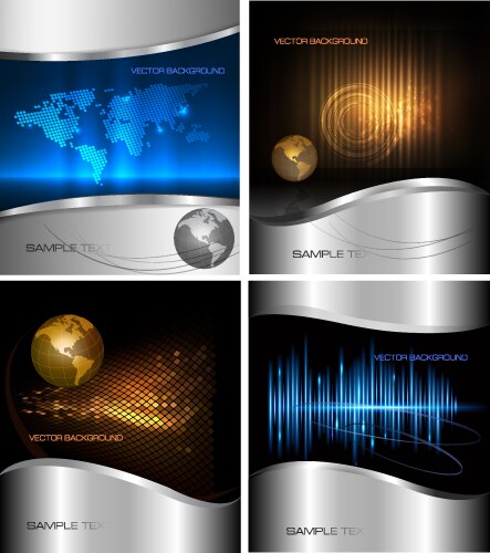 Abstract technology backgrounds Royalty Free Vector Image