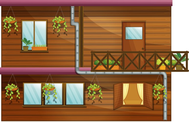 Wooden frame Royalty Free Vector Image - VectorStock