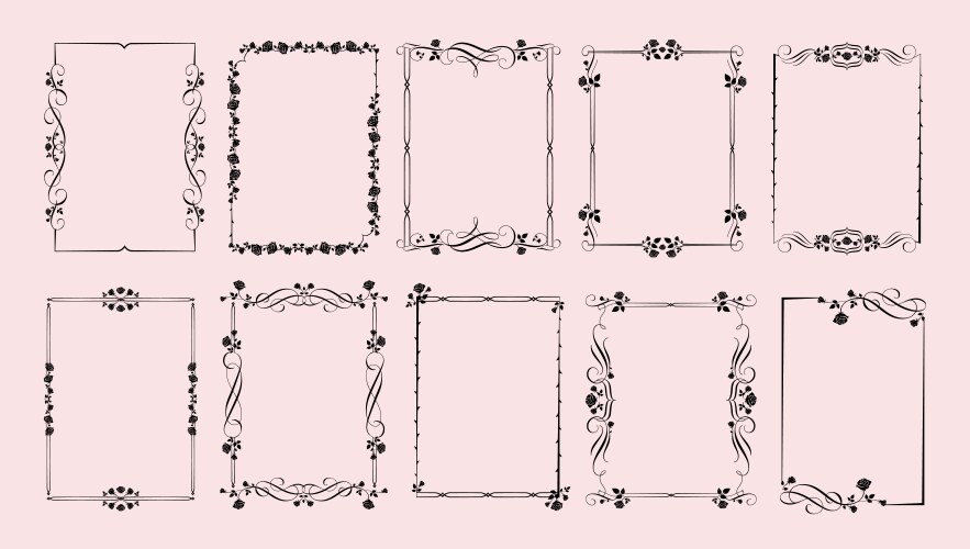 Gothic Border Vector Images (over 7,900)