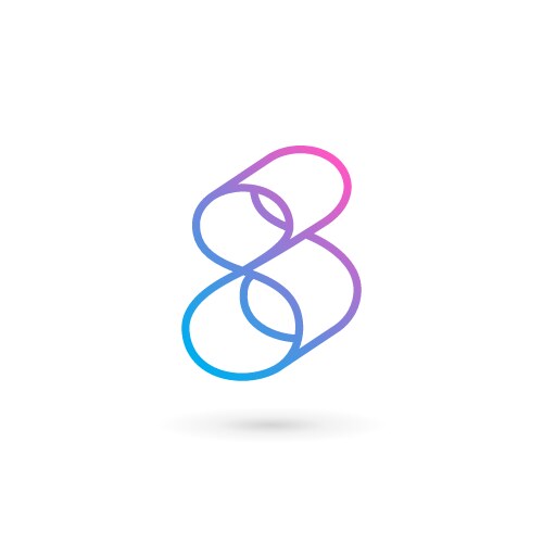 Number 8 Outline Vector Images (over 3,500)