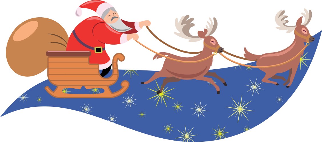 Santa Sleigh Vector Images (over 13,000)