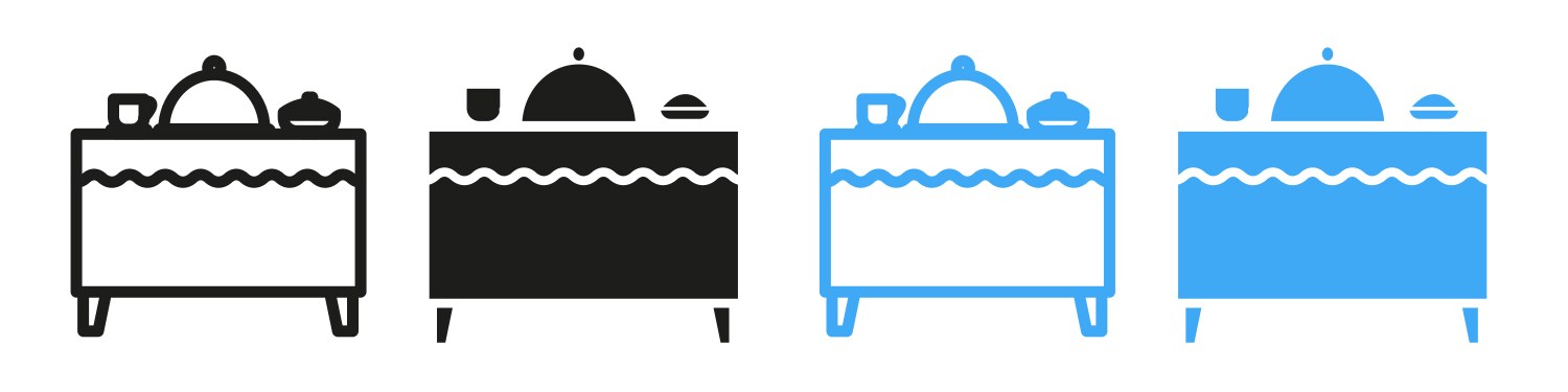 Buffet Table Vector Images (over 2,400)