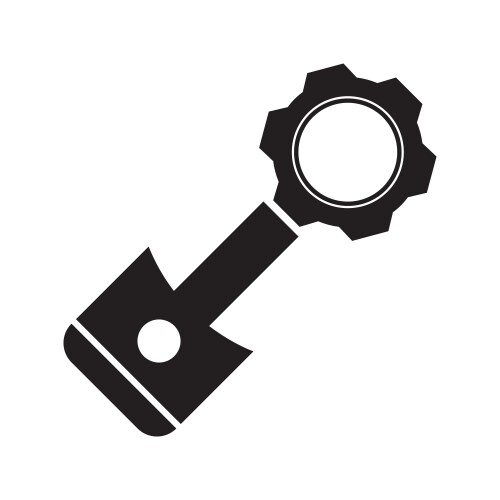 Piston icon symbol Royalty Free Vector Image - VectorStock