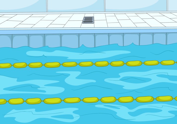 People in pool Royalty Free Vector Image - VectorStock