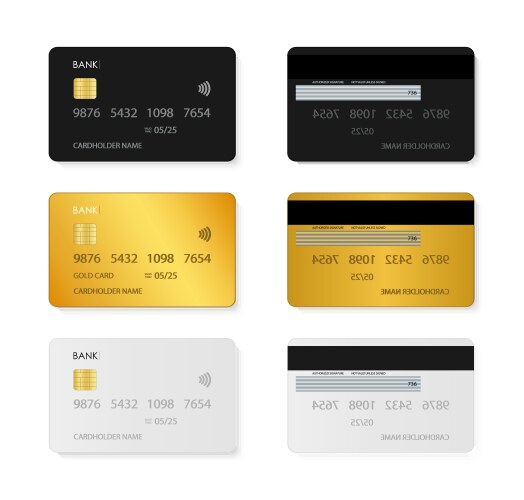 Debit Card Template Vector Images (over 6,300)