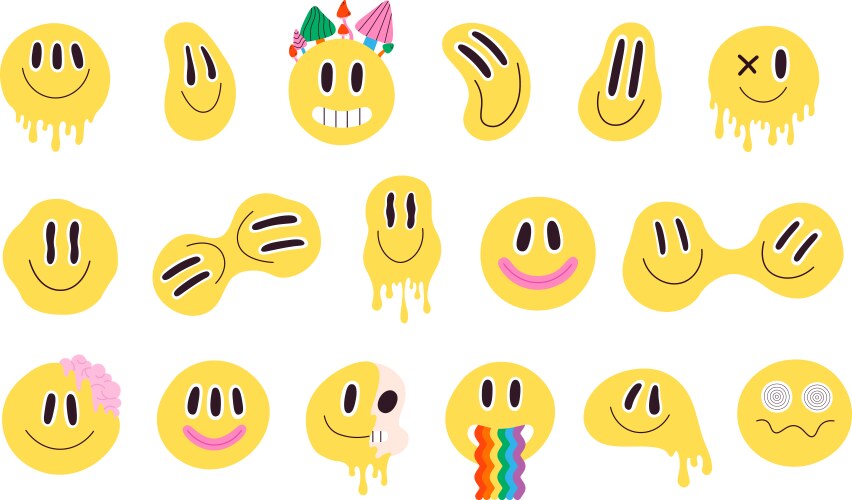 Dripping Smiley Face Vector Images (over 410)