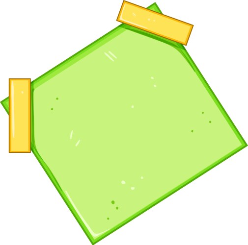 To pinned paper notes cartoon Royalty Free Vector Image