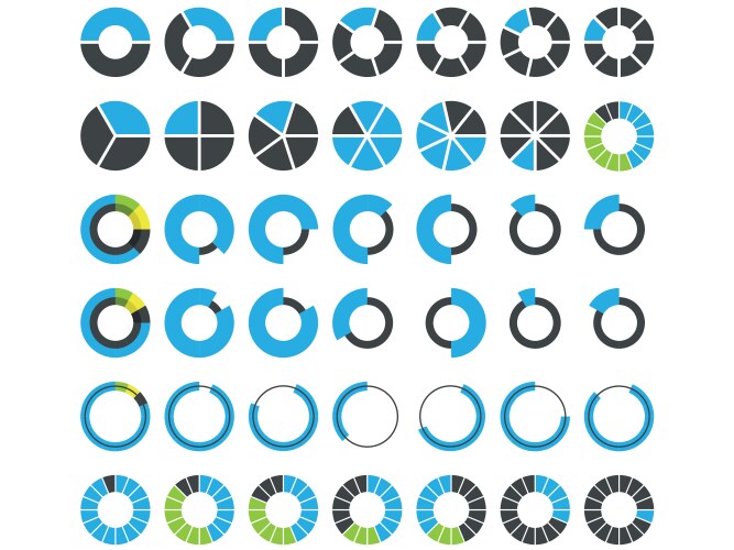 Pie Black and White Vector Images (over 57,000)