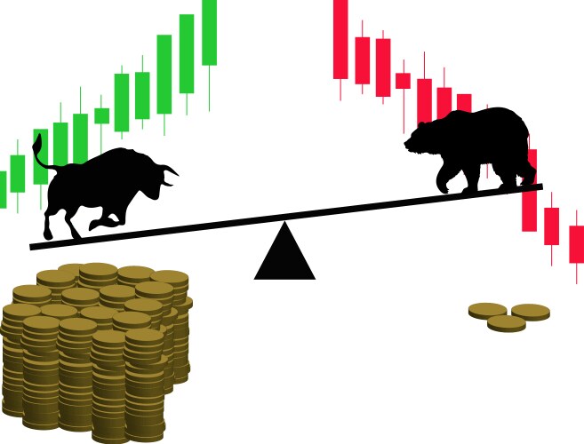 Bull Bear Vector Images (over 4,600)