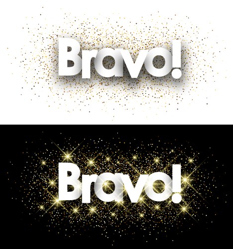 Bravo Vector Images (over 1,100)