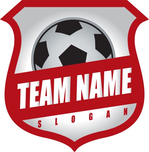 Soccer college logo Royalty Free Vector Image - VectorStock