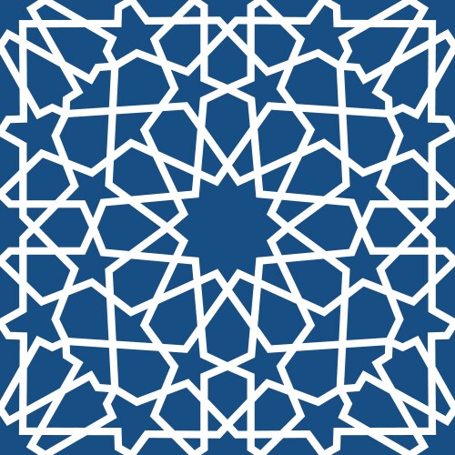 Seamless arabic pattern Royalty Free Vector Image