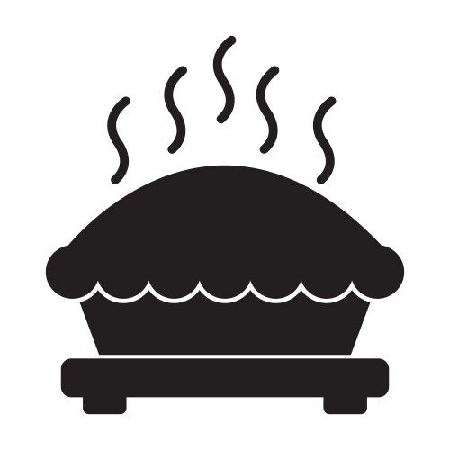 Pie icon symbol Royalty Free Vector Image - VectorStock
