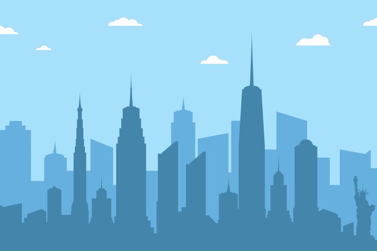 Jump city game background Royalty Free Vector Image