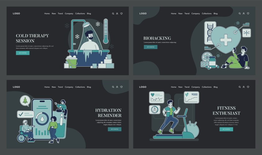 Biohacking flat Royalty Free Vector Image - VectorStock