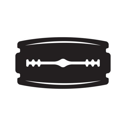 Razor blade icon symbol Royalty Free Vector Image