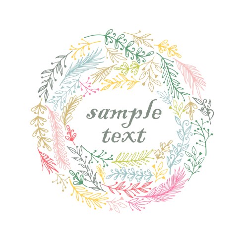 Holiday Wreath Frame Vector Images (over 32,000)