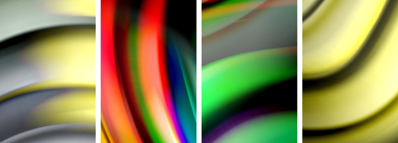 Blurred color line backgrounds Royalty Free Vector Image