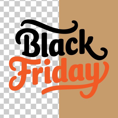 Unique transparent background calligraphy Vector Image