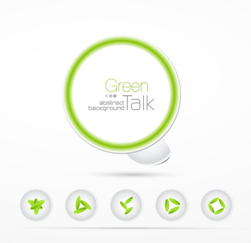 Effective communication loop concept icon Vector Image