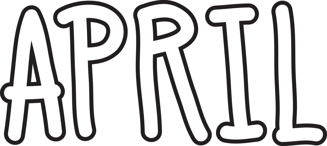 April Calligraphy Vector Images (over 4,300)