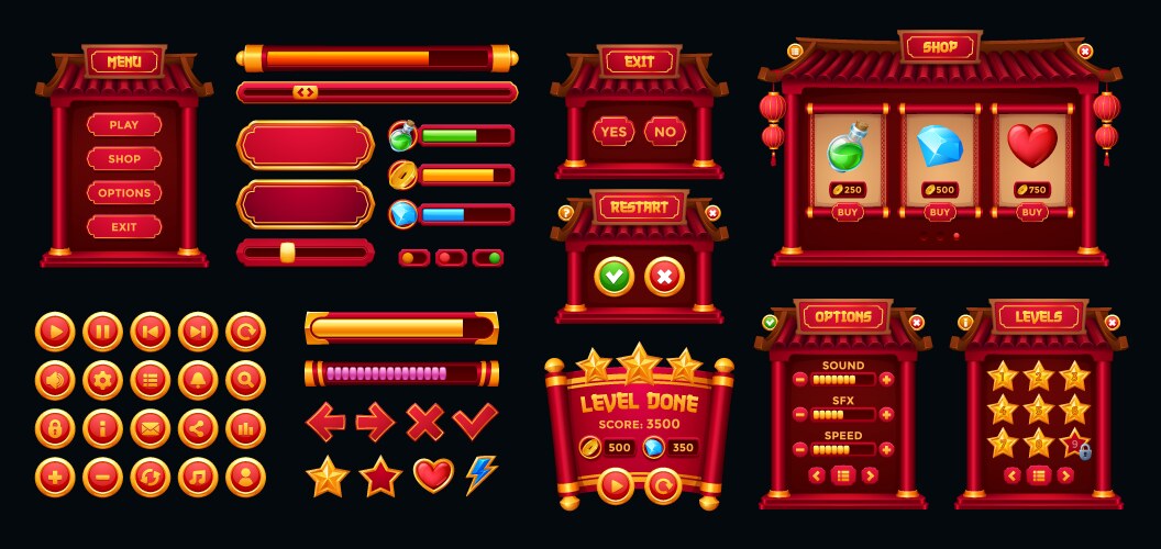 Game Asset Vector Images (over 24,000)
