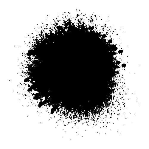Coffee Beans On Grunge Blot Icon Royalty Free Vector Image 2544