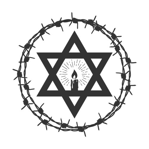 Holocaust remembrance day – Royalty-Free Vector | VectorStock