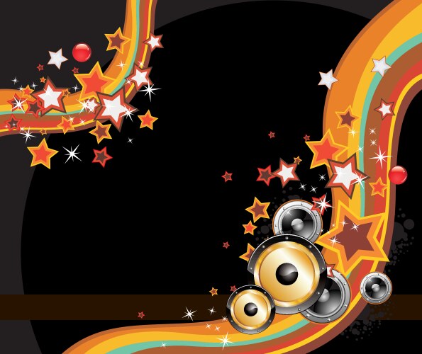 Pop collage background Royalty Free Vector Image