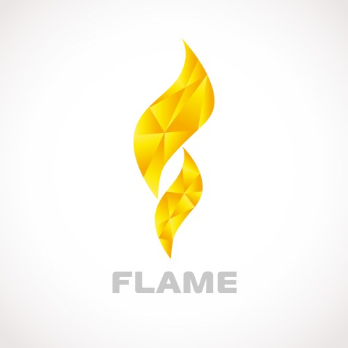Flame logo Royalty Free Vector Image - VectorStock