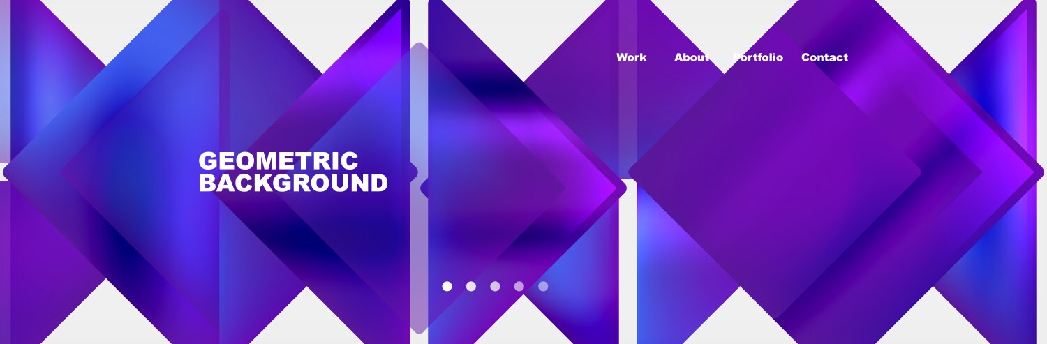 Triangle minimal web site page background design Vector Image