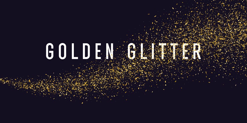 Gold and blue lights background Royalty Free Vector Image