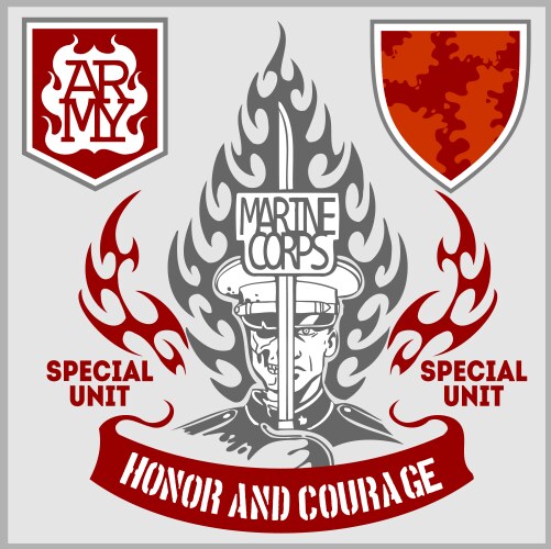 Military Patch Vector Images (over 3,500)