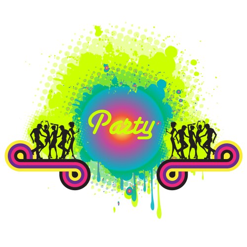 Christmas party background Royalty Free Vector Image