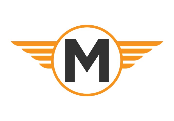 M Letter Wing Vector Images (over 670)