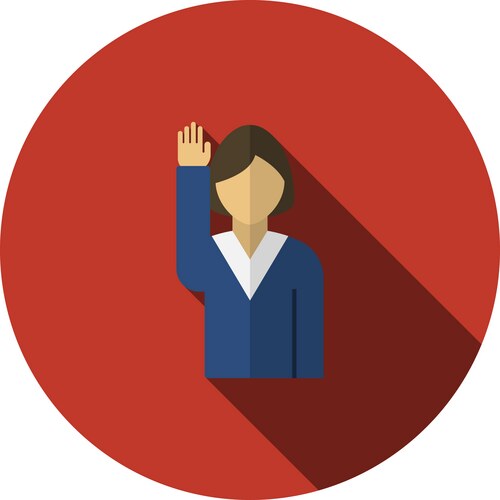 Lady figure rounded icon Royalty Free Vector Image