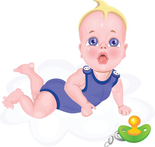 Cartoon baby Royalty Free Vector Image - VectorStock