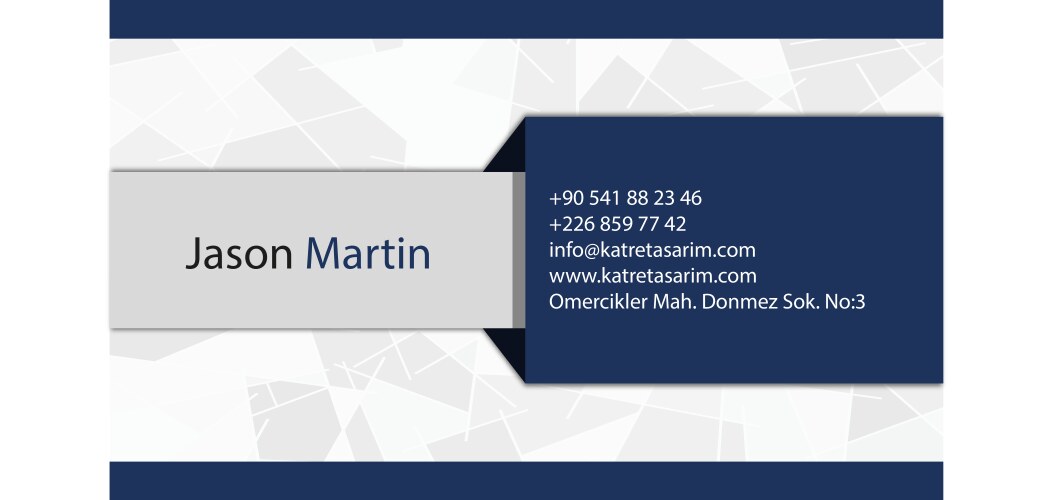 Business card pattern blue 09 Royalty Free Vector Image