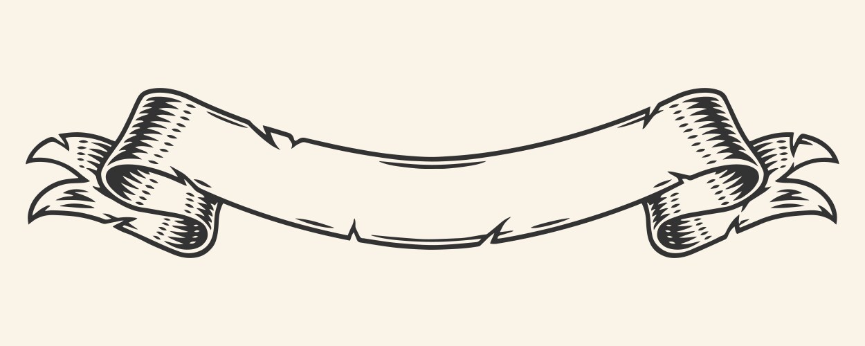 Antique Ribbon Banner Royalty Free Vector Image