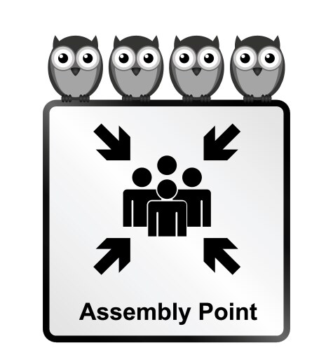 Assembly Point Sign Vector Images (over 300)