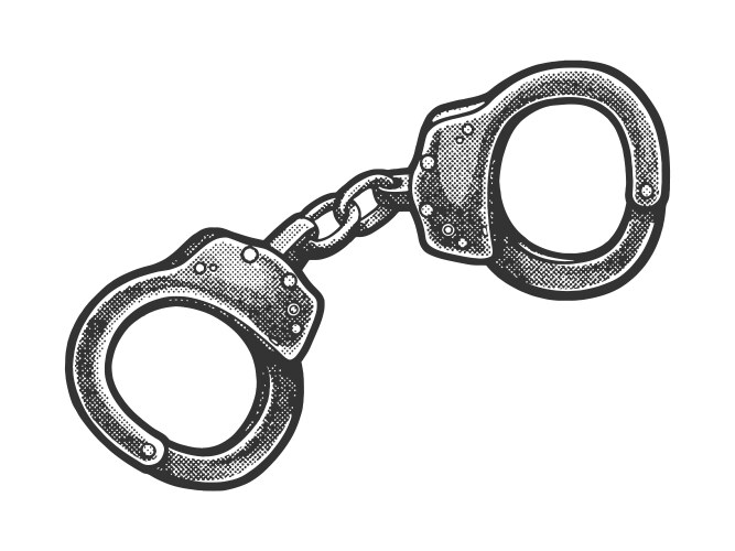 Handcuffs Handcuff Sketch Vector Images (over 290)