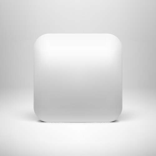 Technology blank app icon template Royalty Free Vector Image