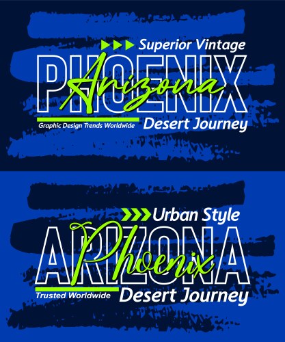Phoenix urban calligraphy typeface superior Vector Image
